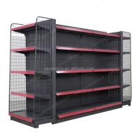 China Customized Gondola Shelving Supermarket Shelves Metal Grocery Store Storage Racks Gondola Store Shelving for sale