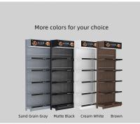 China Customized Gondola Shelving Supermarket Shelves Metal Grocery Store Storage Racks Gondola Store Shelving for sale