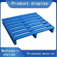 China Anti Corrosion Nestable Plastic Pallets Metal Iron Two Sided Forklift Steel Pallet for sale