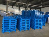 China Three Dimensional Heavy Duty Industrial Plastic Pallets Metal Steel Tray Storage for sale