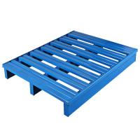 China Durable Nestable Plastic Pallets Metal Warehouse Forklift Storage Pallet for sale