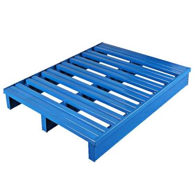 China Durable Nestable Plastic Pallets Metal Warehouse Forklift Storage Pallet for sale