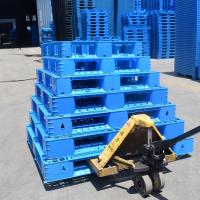 China Warehouse pallet Tianzi grid pallet plastic forklift pallet damp proof board rectangular logistics cushion board for sale