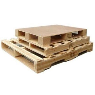 China Stacking wooden pallet for forklift in warehouse for sale
