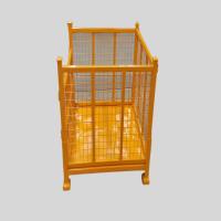 China Supply turnover iron box metal iron box foldable stacking for sale