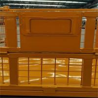 China Supply turnover iron box metal iron box foldable stacking for sale