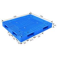 China Detachable IBC Spill Containment Pallet Plastic 2 Drums Double Face Pallet for sale