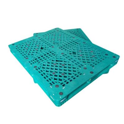 China 1100 * 1100mm Nestable Plastic Pallets Steel Reinforced Heavy Duty Pallet for sale