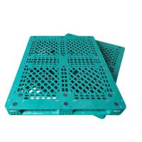 China 1100 * 1100mm Nestable Plastic Pallets Steel Reinforced Heavy Duty Pallet for sale