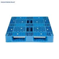China 1400*1200 double side reinforced euro racking heavy duty plastic pallet for sale