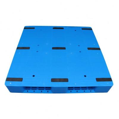 China 1200*800 Wan Hongxin steel reinforced racking flat top heavy duty plastic pallet for sale