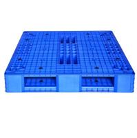 China 1100x1100 Wan Hongxin racking euro heavy duty 3 runners plastic pallet for sale