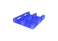 China 1100x900 nine feet flat surface warehouse logistic  solid top plastic pallet for sale