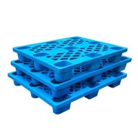 China 60*50 small size flat surface supermarket warehouse mini plastic pallet for sale