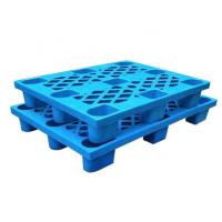 China 60*50 small size flat surface supermarket warehouse mini plastic pallet for sale