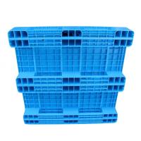China 1.2m Wan Hongxin steel reinforced racking heavy duty 3 skids runners plastic pallet for sale