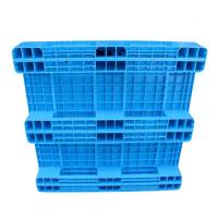 China 1200*1000 nine feet blowing virgin material nestable food grade plastic pallet for sale