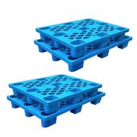 China 1200*1000 nine feet virgin material nestable food grade blow molded plastic pallet for sale