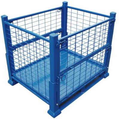 China Handling Movable Pallet Storage Cage Powder Coated Cold Storage Steel Stack Racks for sale