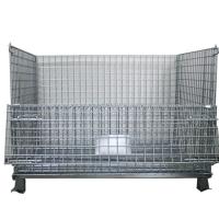 China Handling Movable Pallet Storage Cage Powder Coated Cold Storage Steel Stack Racks for sale
