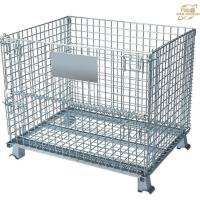 China Handling Movable Pallet Storage Cage Powder Coated Cold Storage Steel Stack Racks for sale