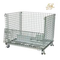 China Handling Movable Pallet Storage Cage Powder Coated Cold Storage Steel Stack Racks for sale