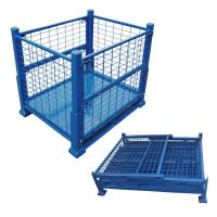 China Powder Coating Warehouse Storage Stackable Welded Inverted Type Connecting Shelf for sale