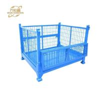 China Good quality customized stackable material handling metal steel connected pallet for sale