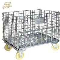 China Customization heavy duty warehouse storage transport galvanized metal steel stacking big bag pallet rack for sale