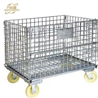 China Customization heavy duty warehouse storage transport galvanized metal steel stacking big bag pallet rack for sale