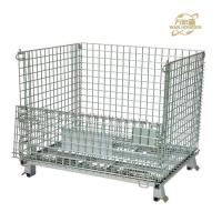China Powder Coated Stackable Pallet Cages Cargo Storage Transport Stacking Frames for sale