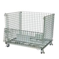 China Cheap stable heavy duty powder coated textile storage logistics fabric stillages for sale