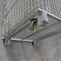 China Cheap stable heavy duty powder coated textile storage logistics fabric stillages for sale
