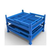 China Factory direct powder coating storage transport detachable metal steel welded fabric storage pallet for sale