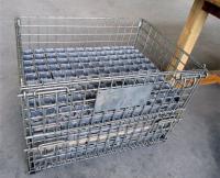 China Factory direct powder coating storage transport detachable metal steel welded fabric storage pallet for sale