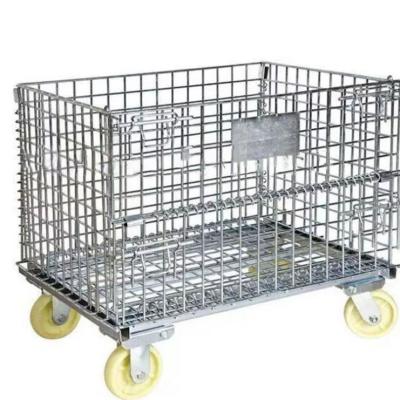 China Heavy duty detachable galvanized industrial cargo storage steel Stacking post pallets for sale