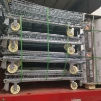 China Heavy duty detachable galvanized industrial cargo storage steel Stacking post pallets for sale