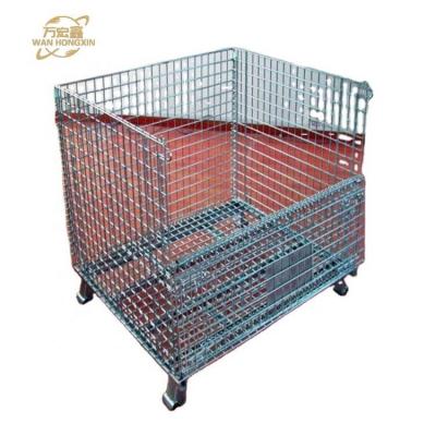 China Heavy Duty Hot Dip Galvanized Warehouse Storage Stackable Steel Pallet for sale