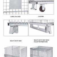 China Heavy Duty Hot Dip Galvanized Warehouse Storage Stackable Steel Pallet for sale