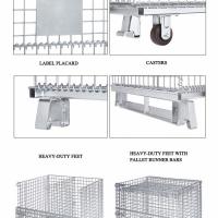 China Customized Forklift Durable Strength Steel Stacking Pallet Rack For Stock Tissue Rolls of Microfiber for sale