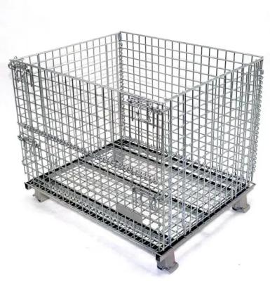 China Heavy Duty Logistics Metal Warehouse Stackable Steel Pallets For Cold Storage for sale
