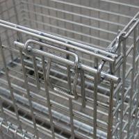 China Heavy Duty Logistics Metal Warehouse Stackable Steel Pallets For Cold Storage for sale
