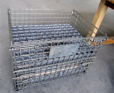 China Hot Sales Heavy Duty Steel Metal Stacking Pallet Bulk Bag Storage Stacking Rack With Posts for sale