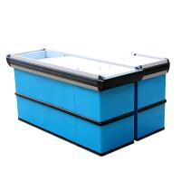 China Whole net  lowest price  retail counter checkout supermarket restaurant modern store superior cashier desk for sale