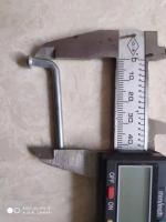 China Polishing Warehouse Rack Parts Carbon Steel L Safety Pin For Glass Standoff Hardware for sale