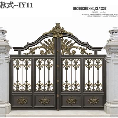 China Customized courtyard gates, garden gates, villa gates, manor gates, electric garden gates, and courtyard entrance gates for sale