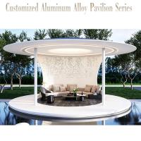 China Aluminum Alloy Flip Louver Gazebo with Wind and Rain Protection for Outdoor Sunroom for sale
