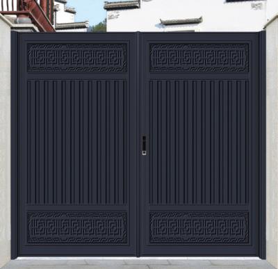 China Electric Aluminum Courtyard Gate with T6-T5 Aviation-grade Alloy and Remote Control in Custom Sizes for sale
