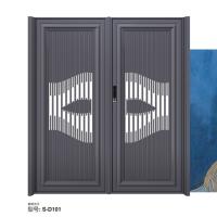 China Heavy-Duty T6-T5 Aviation-grade Aluminum Alloy Villa Gate with Electric Control and Weatherproof Design for Courtyards for sale