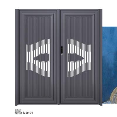 China Heavy-Duty T6-T5 Aviation-grade Aluminum Alloy Villa Gate with Electric Control and Weatherproof Design for Courtyards for sale